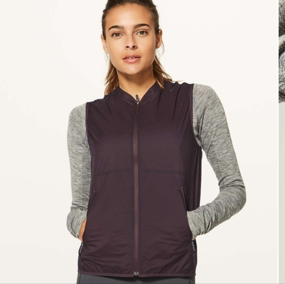 lululemon athletica | Jackets & Coats | Lululemon Like The Wind Vest In ...